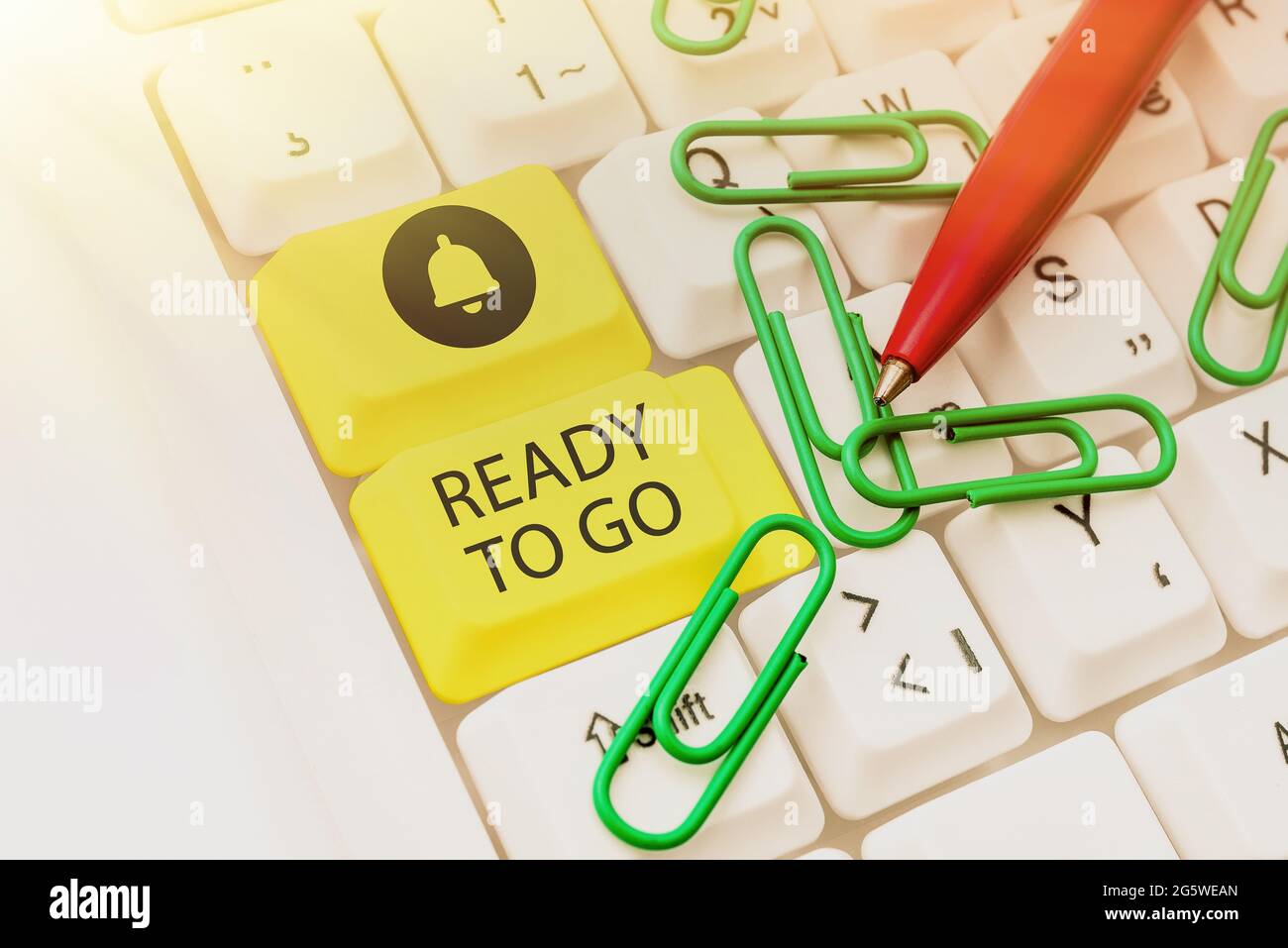 Conceptual caption Ready To Go. Conceptual photo prepared and suitable ...