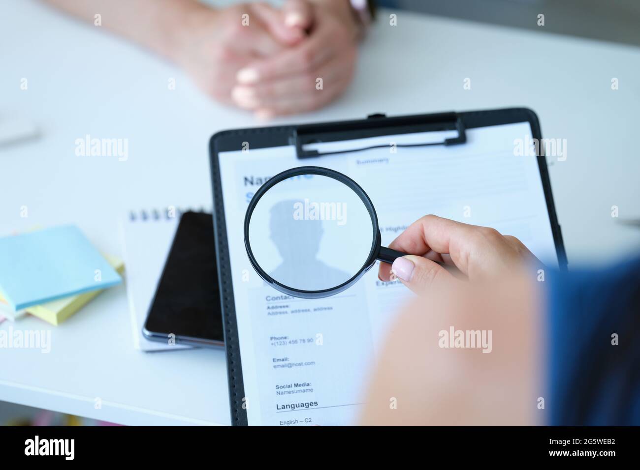 Resume template resume template hi-res stock photography and images - Alamy