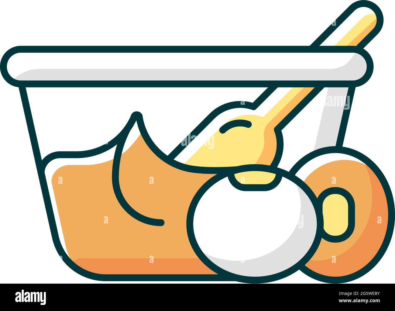 Miso RGB color icon Stock Vector Image & Art - Alamy