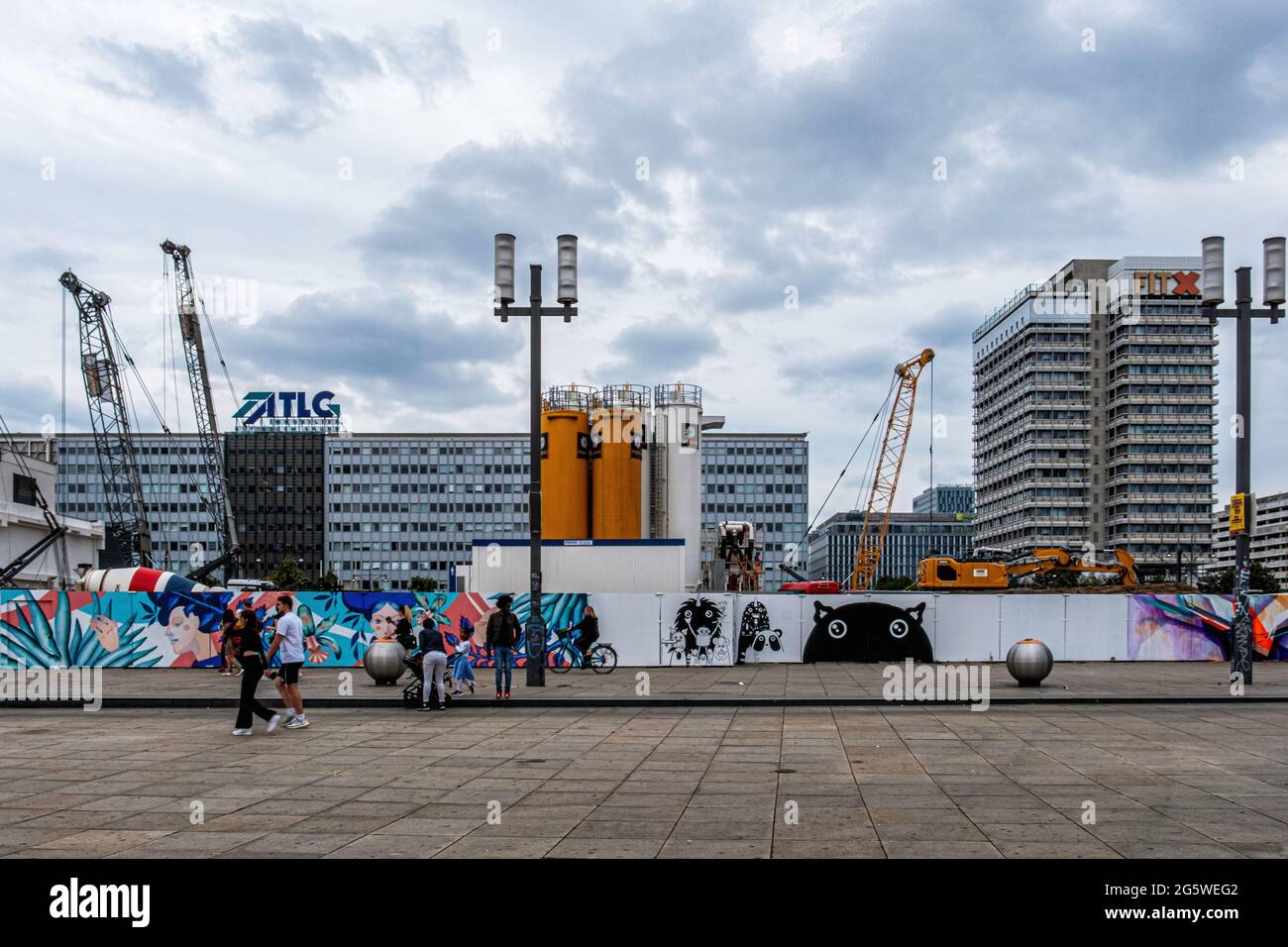 Construction Site Hoarding High Resolution Stock Photography and Images ...