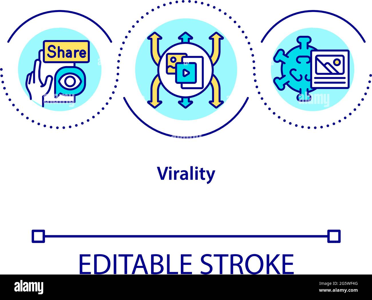 Virality symbol hi-res stock photography and images - Alamy
