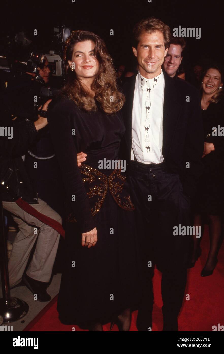 Kirsite Alley and Parker Stevenson October 1989 Credit: Ralph Dominguez ...