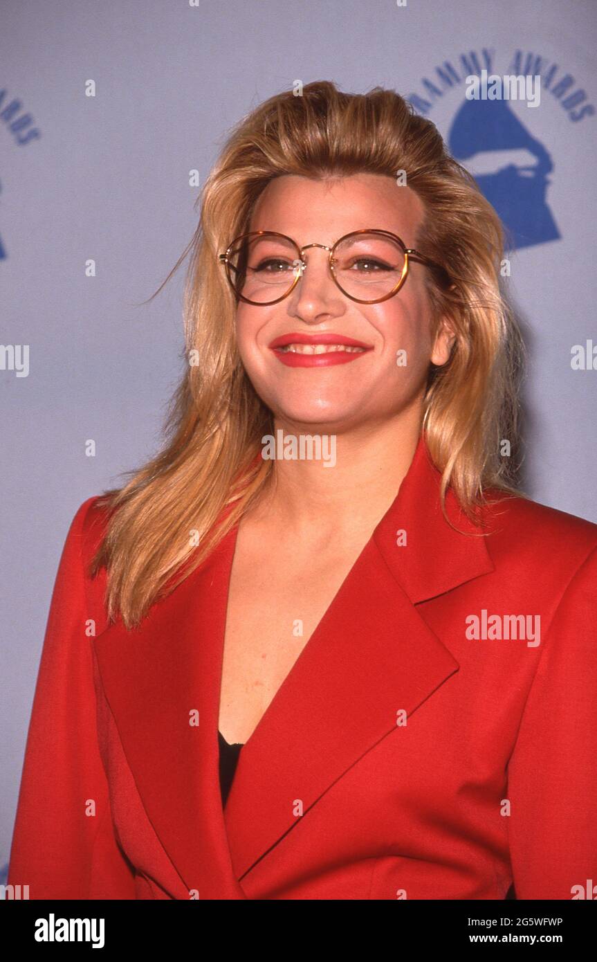 Taylor Dayne at the 32nd Annual Grammy Awards on February 21, 1990 at ...