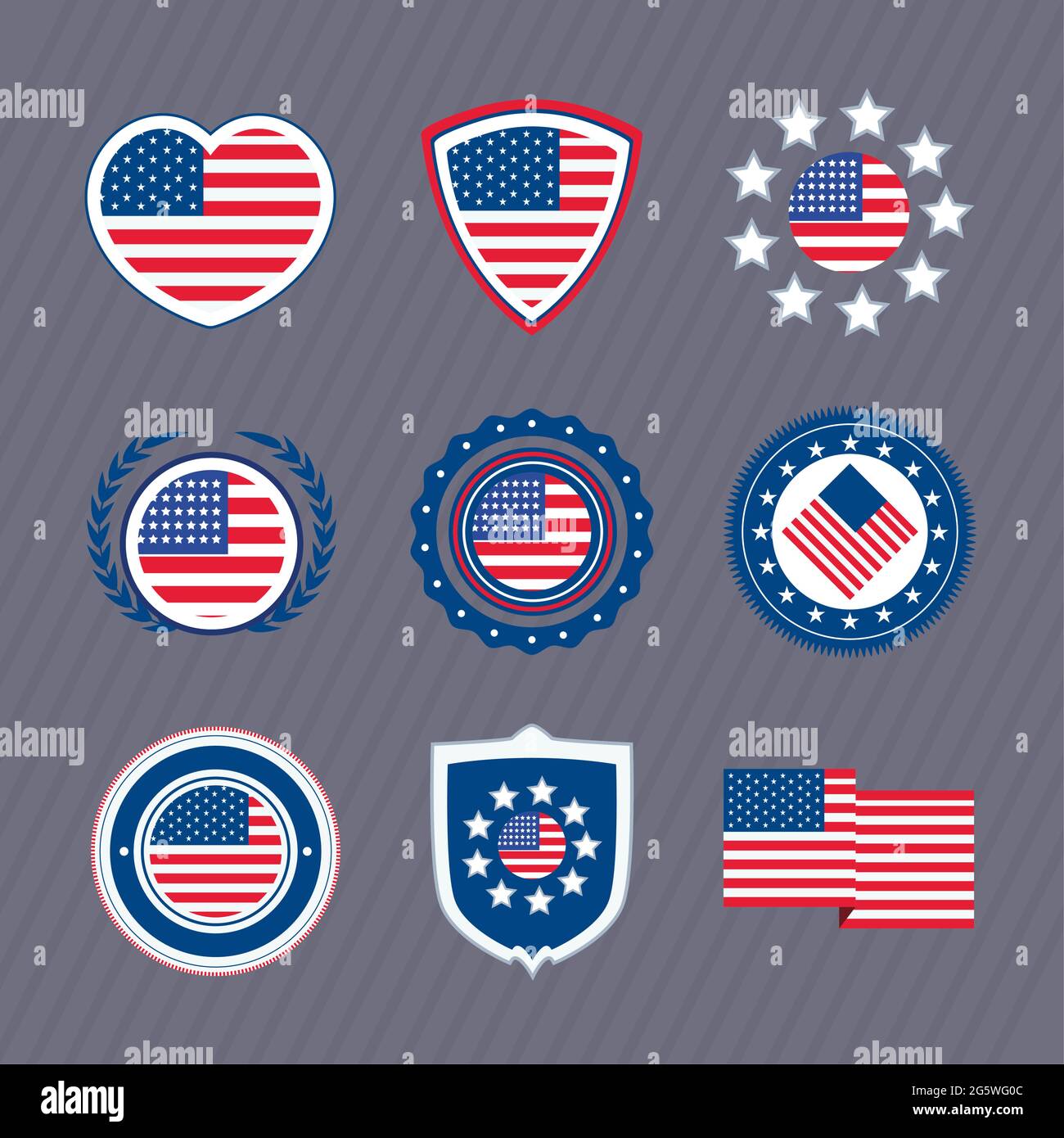 Nine flags Stock Vector Images - Alamy