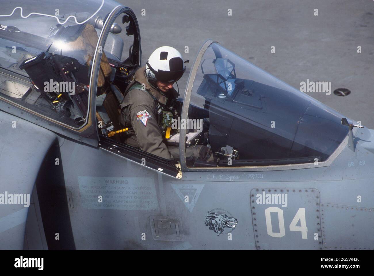 Italian Navy, Garibaldi aircraft carrier, vertical take-off aircraft AV-8B "Harrier" - Marina ...