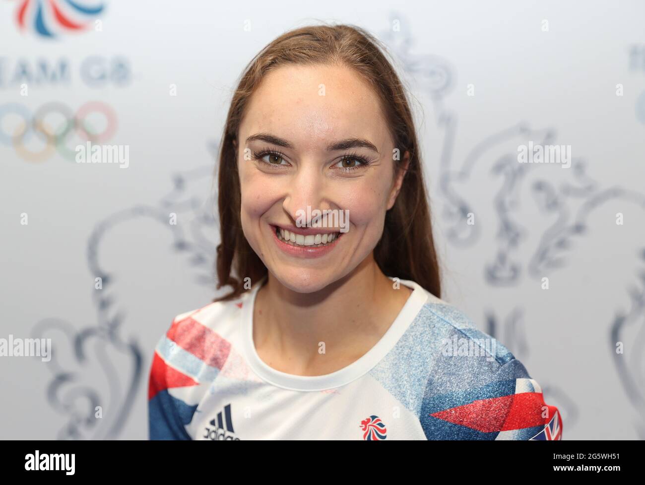 Emily Diamond during the Athletics kitting out session for the Tokyo ...