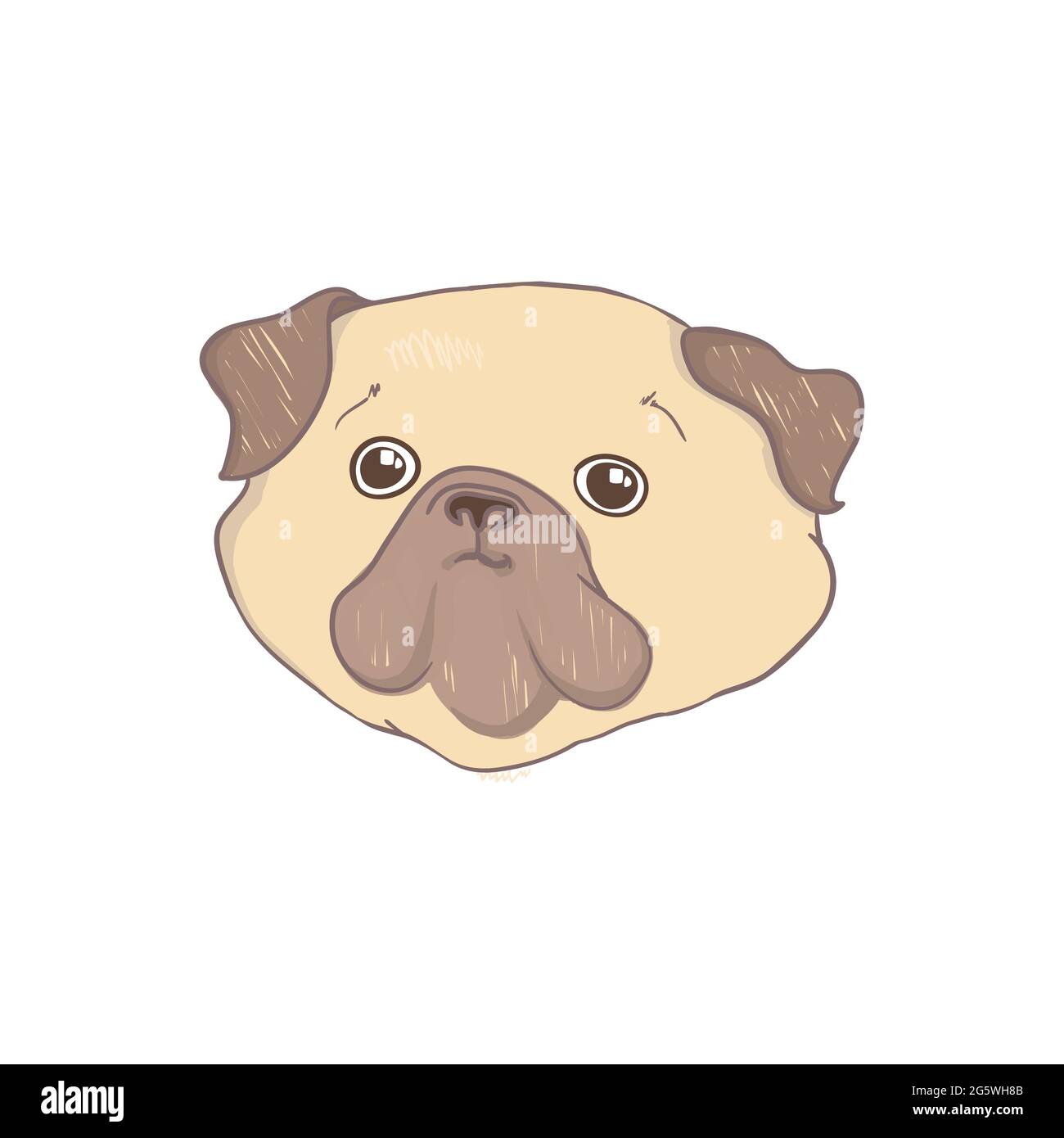 Funny pug dog hi-res stock photography and images - Alamy