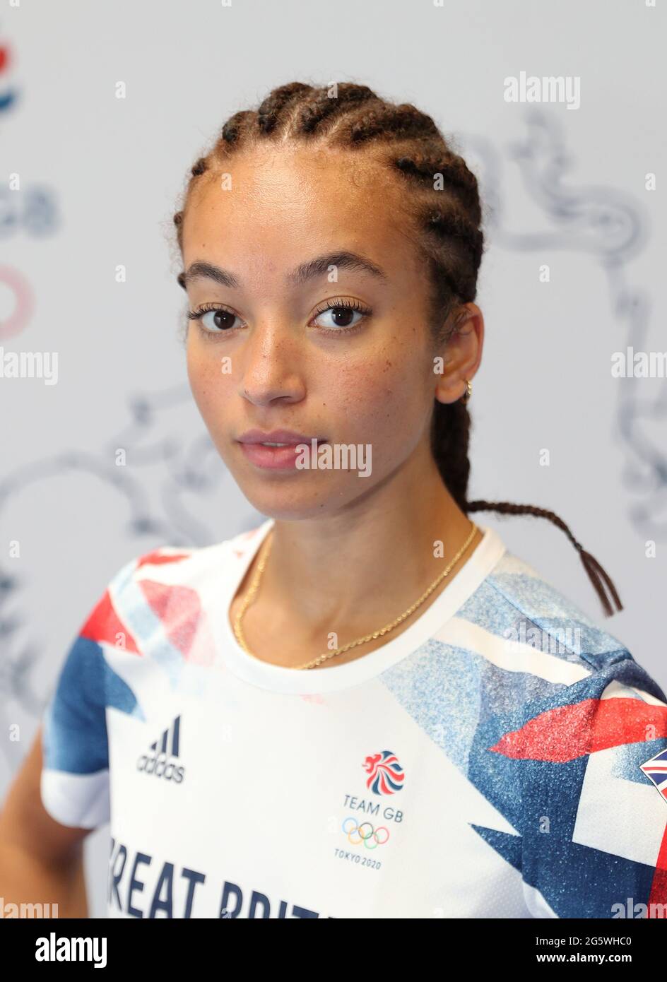 Hannah Williams during the Athletics kitting out session for the Tokyo ...