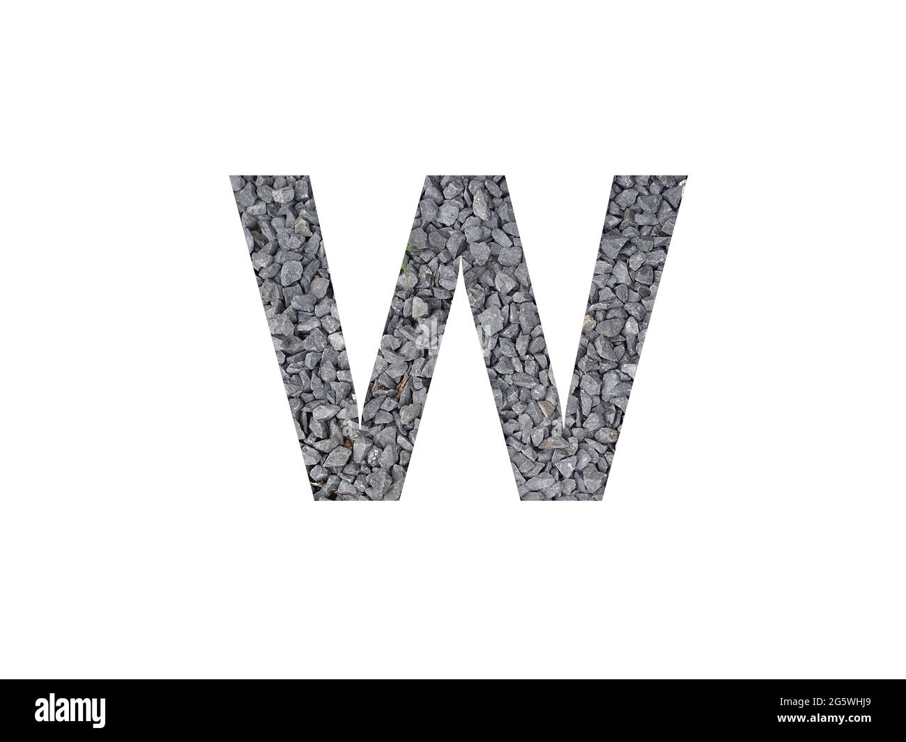 W typography font letter type hi-res stock photography and images - Alamy