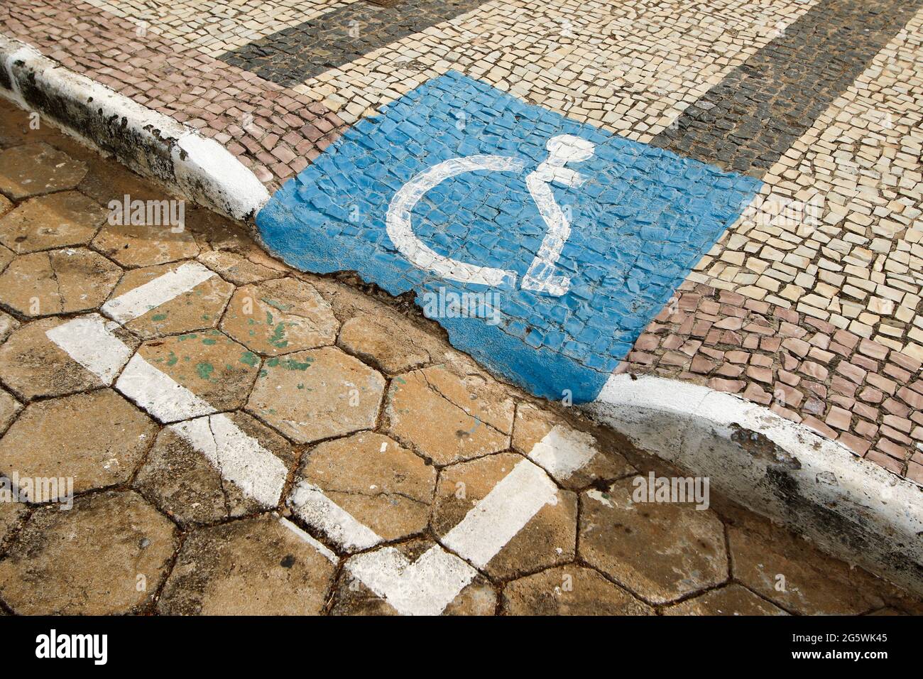 accessibility ramp for wheelchair users with accessibility symbol ...