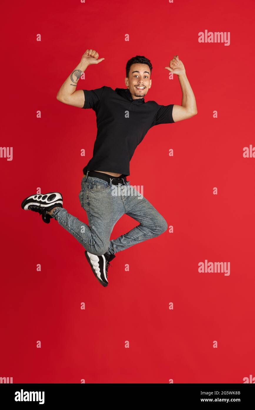 I won. Winning success happy man celebrating being a winner. Dynamic ...