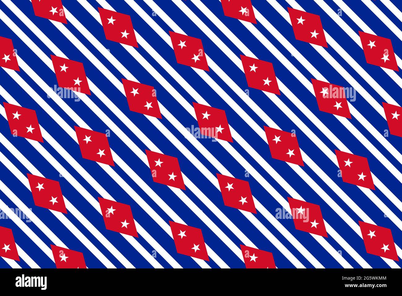 Simple geometric pattern in the colors of the national flag of Cuba ...