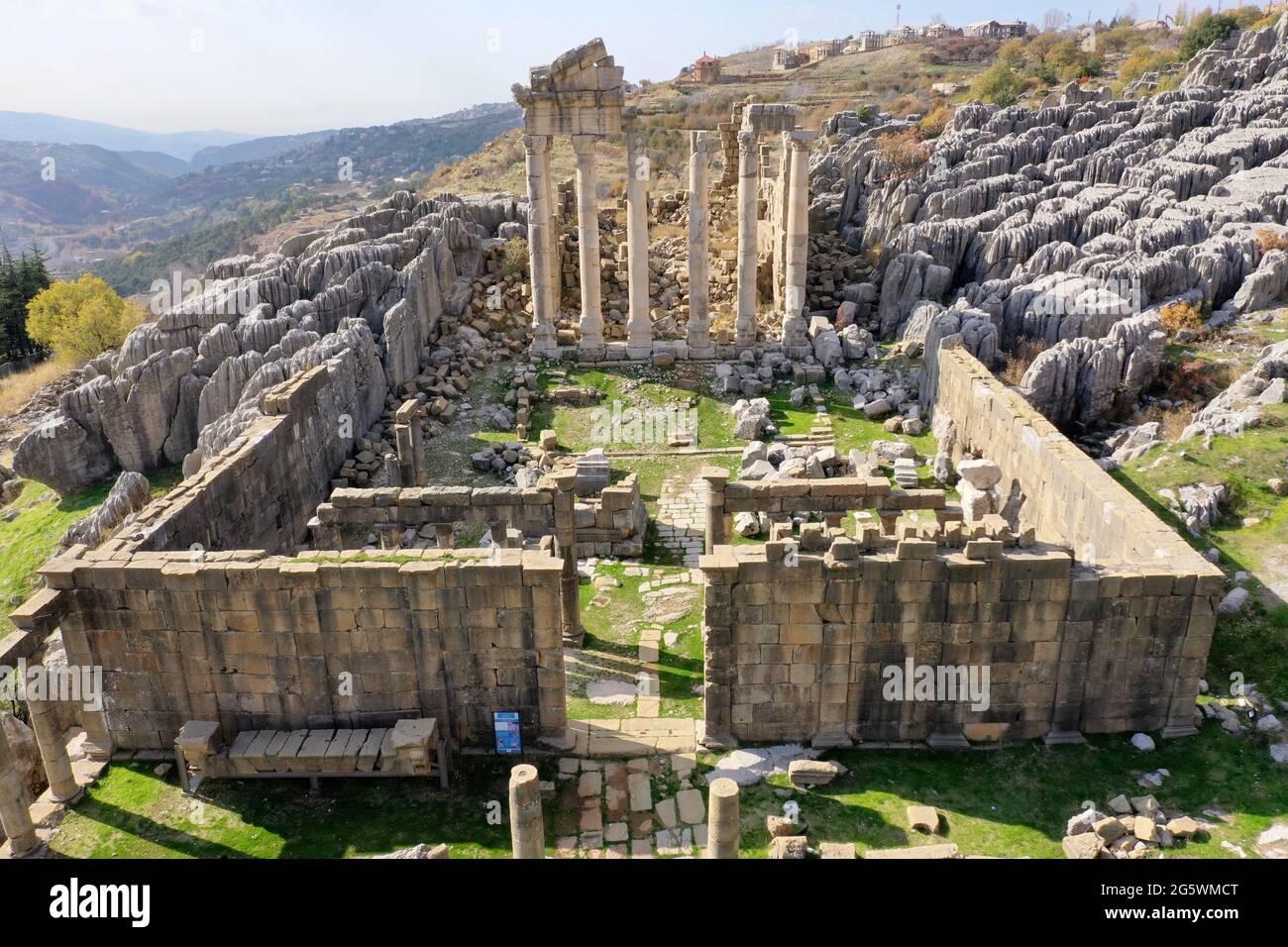 Faqra Citadel In Lebanon Stock Photo - Alamy