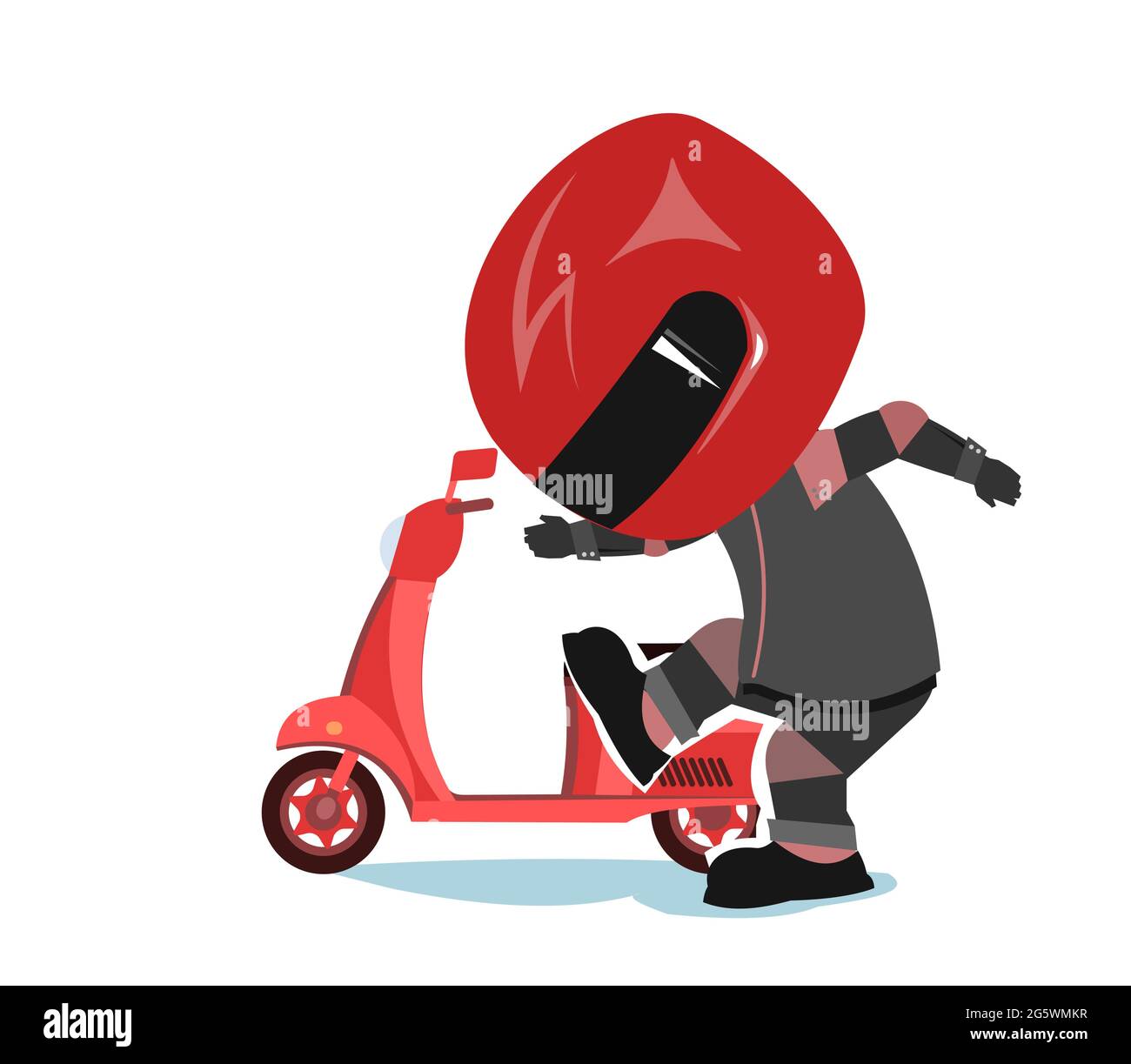 Angry driver and cyclist illustration hi-res stock photography and ...