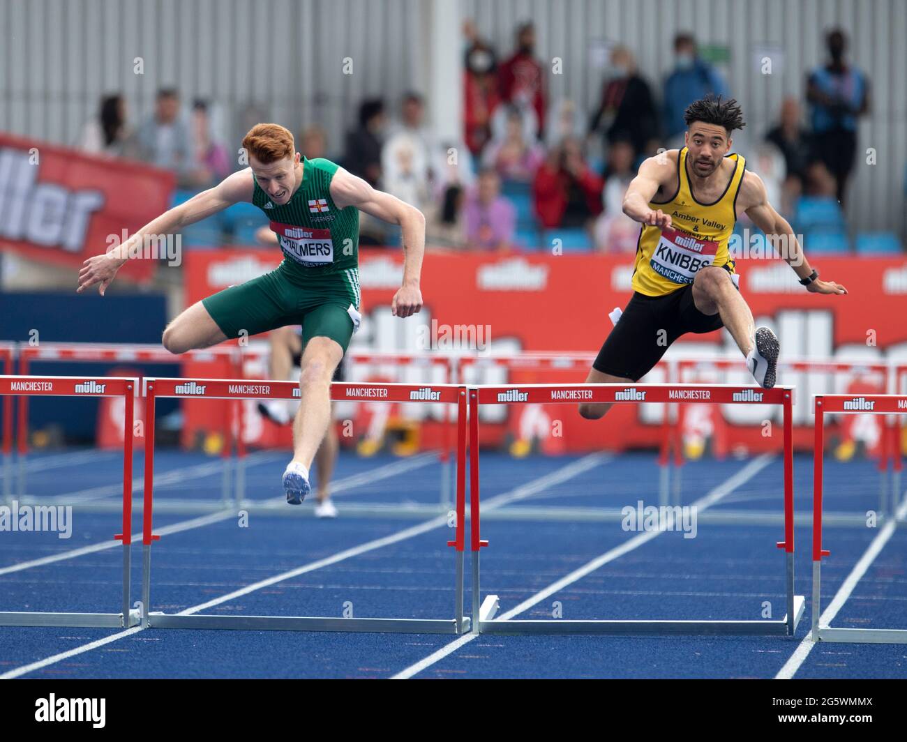 MANCHESTER - ENGLAND 25/27 JUN 21: Alastair Chalmers and Alex Knibbs ...