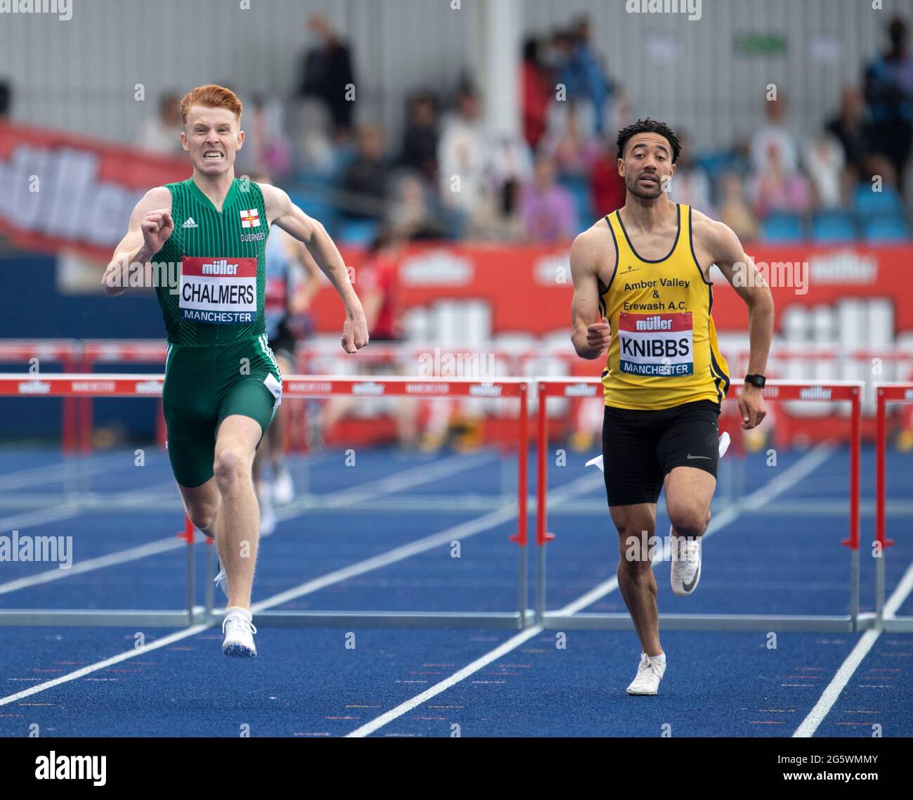 MANCHESTER - ENGLAND 25/27 JUN 21: Alastair Chalmers and Alex Knibbs ...