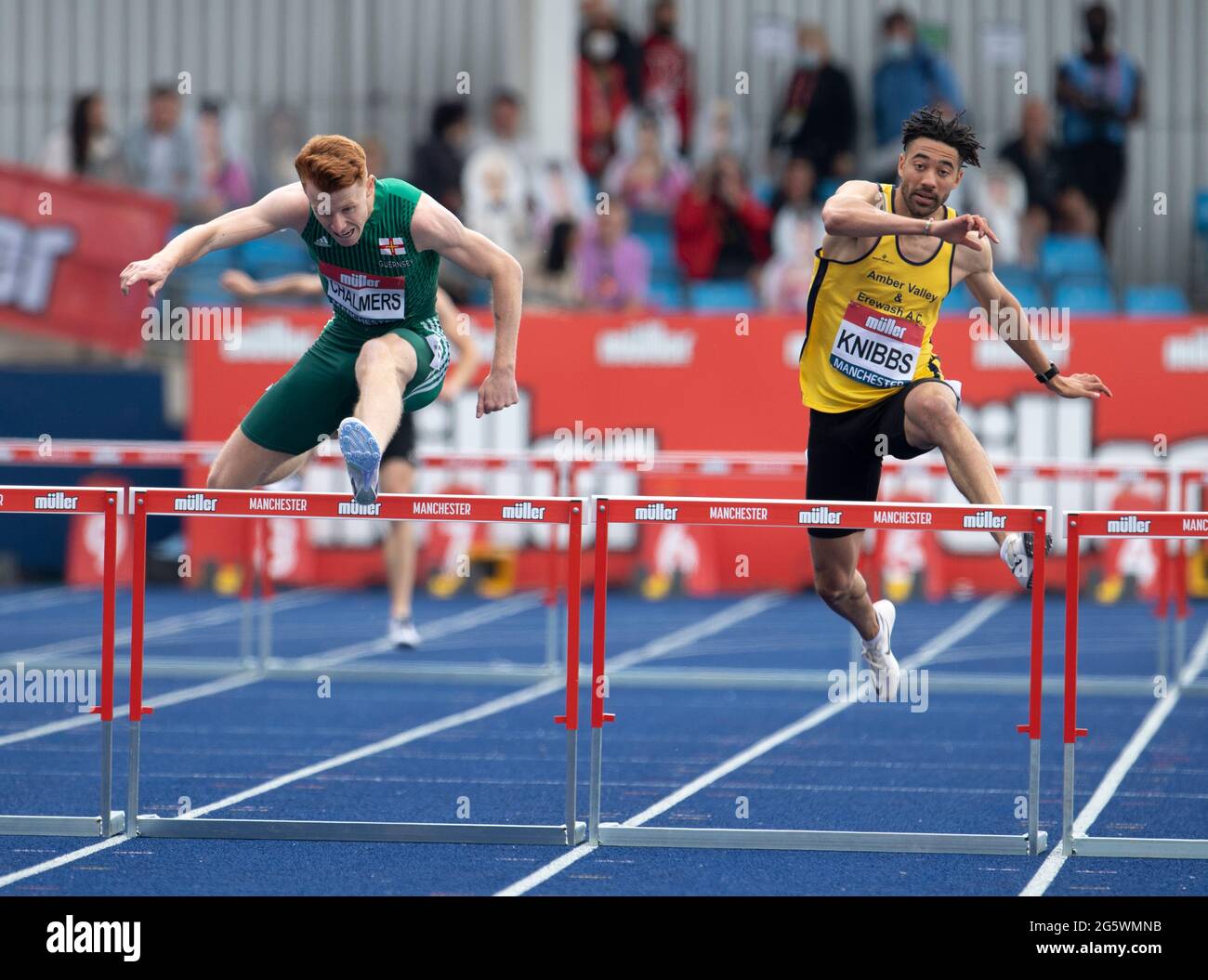 MANCHESTER - ENGLAND 25/27 JUN 21: Alastair Chalmers and Alex Knibbs ...