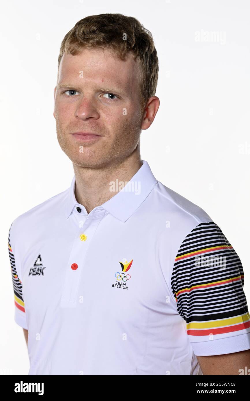 Jan Vancompernolle pictured during a photoshoot for the Belgian Olympic ...