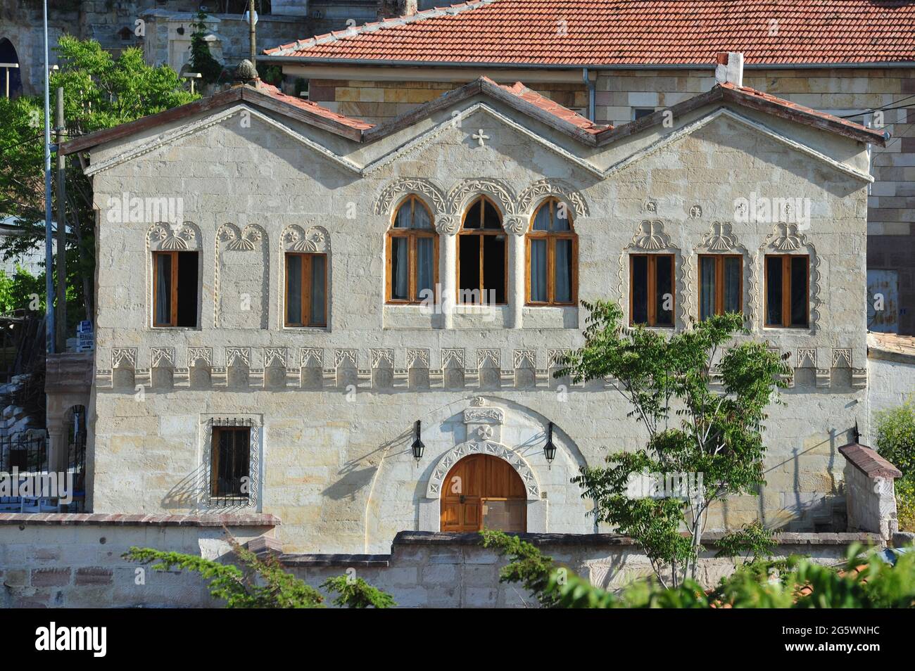 Ancient Greek Houses Outside