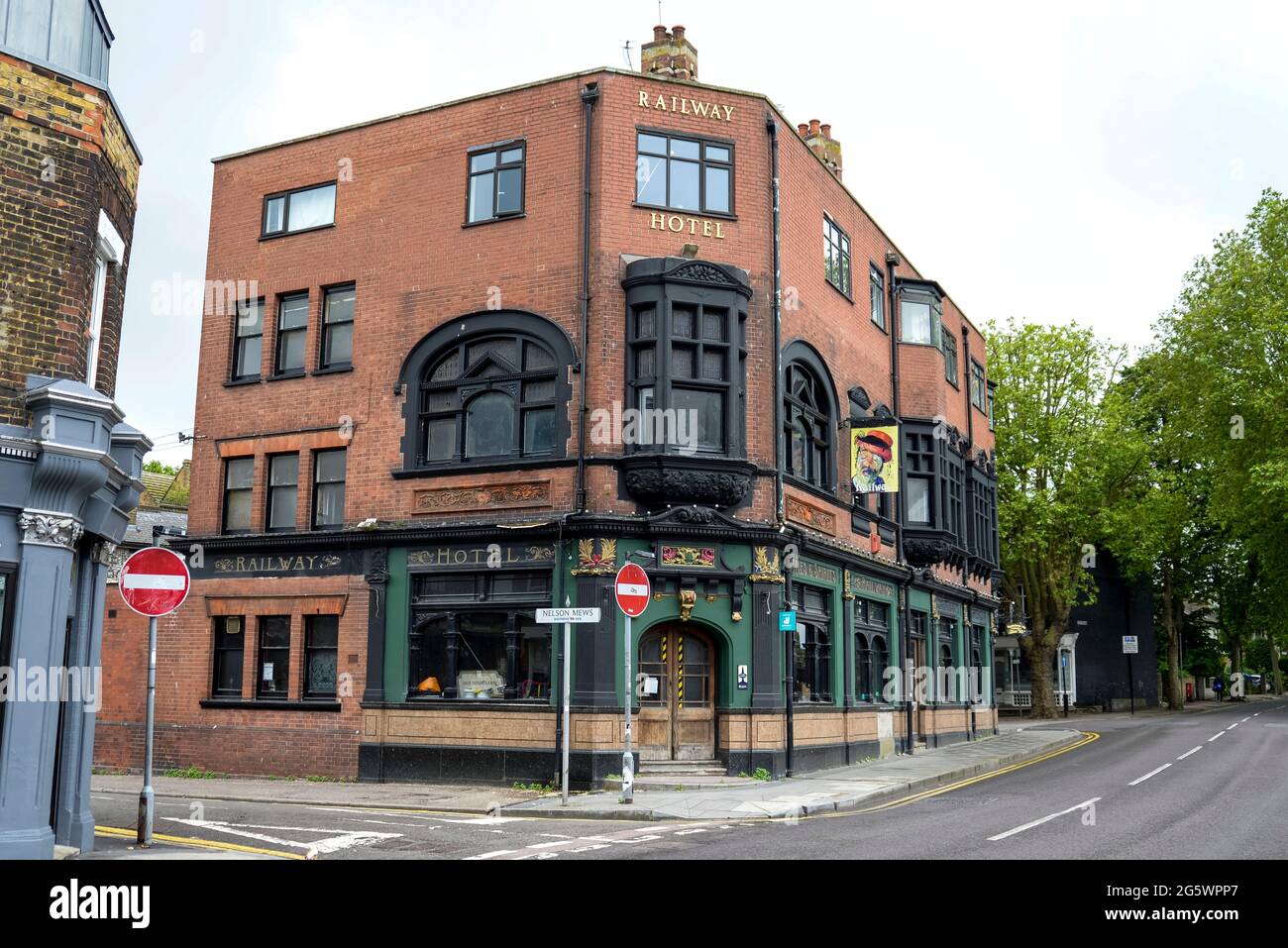 The Railway Hotel Pub in Southend on Sea, Essex, UK. Historic venue ...