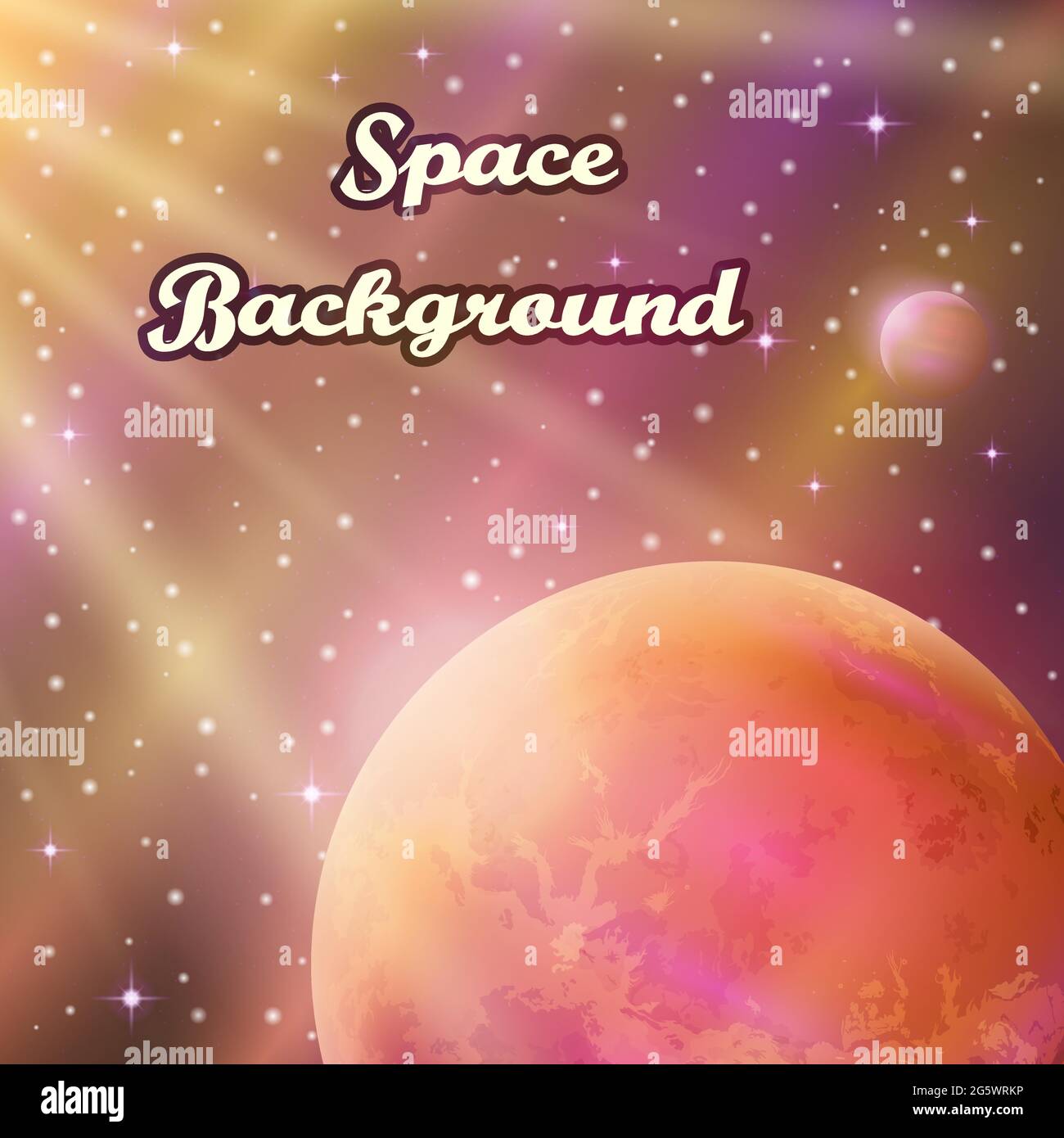 Orange purple glow sun Stock Vector Images - Alamy