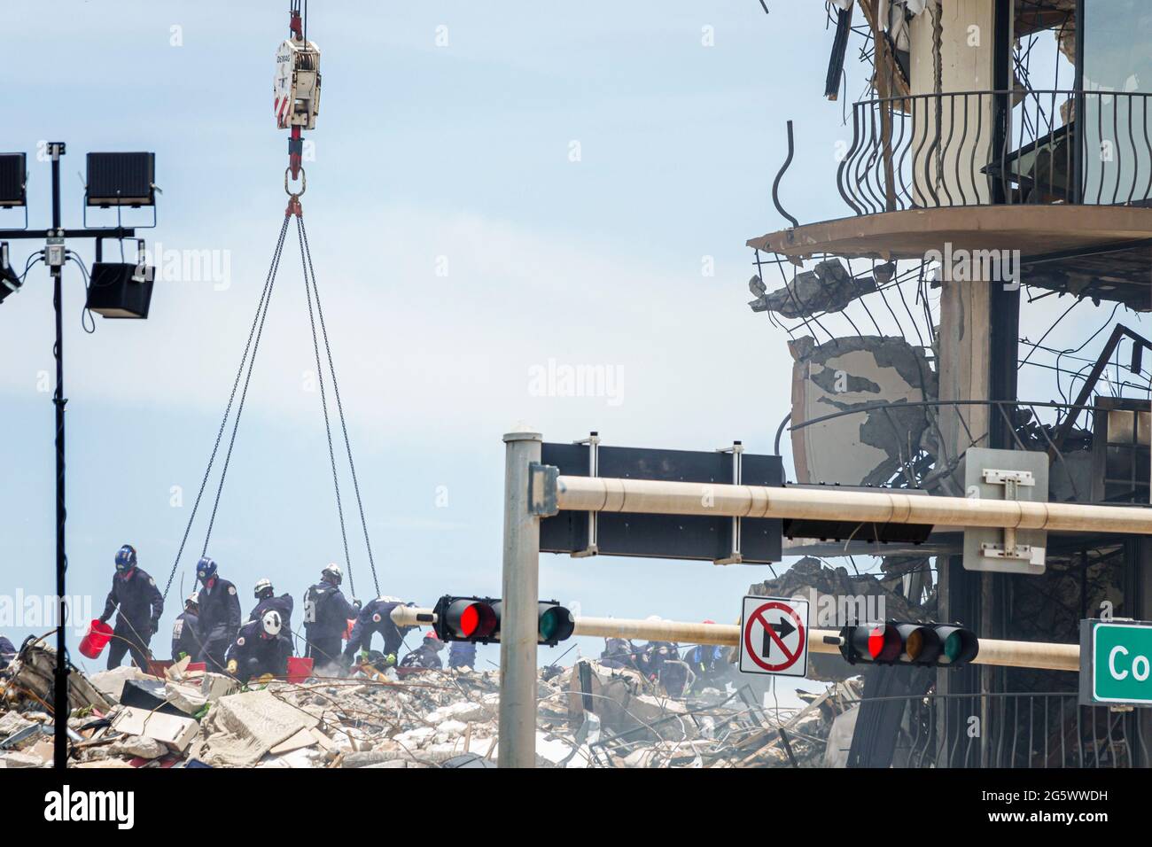 Miami Beach Florida Surfside Champlain Towers South condo condominium ...