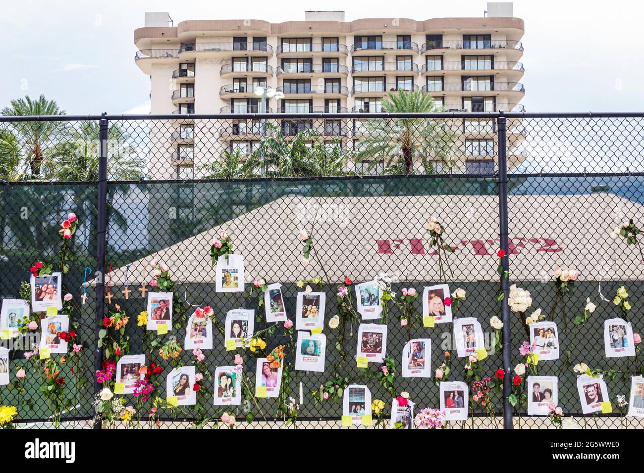 Miami Beach Florida Surfside Champlain Towers South condo condominium ...