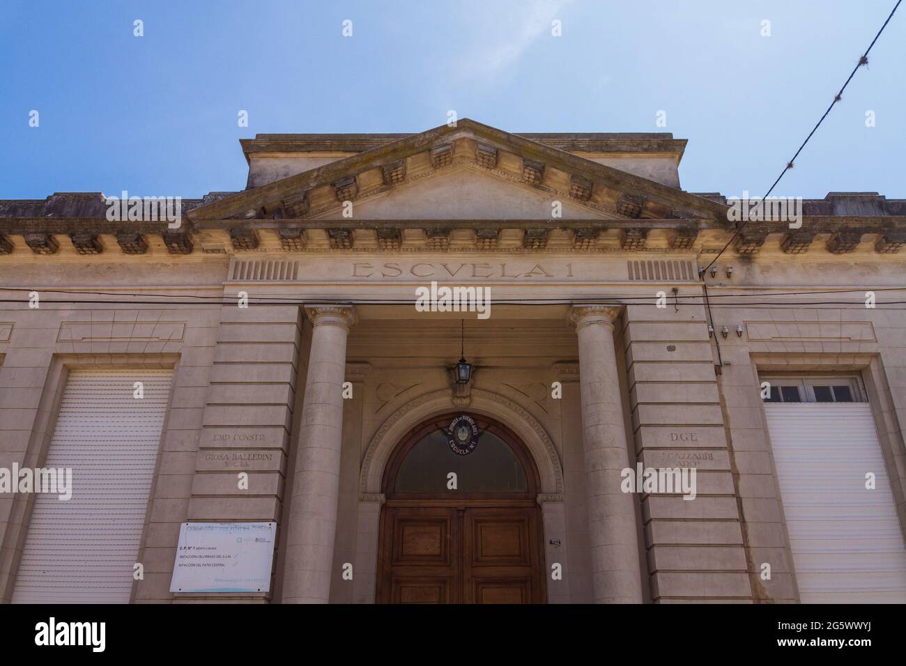 Escuela 1 (School number one) in San Antonio de Areco, Buenos Aires ...