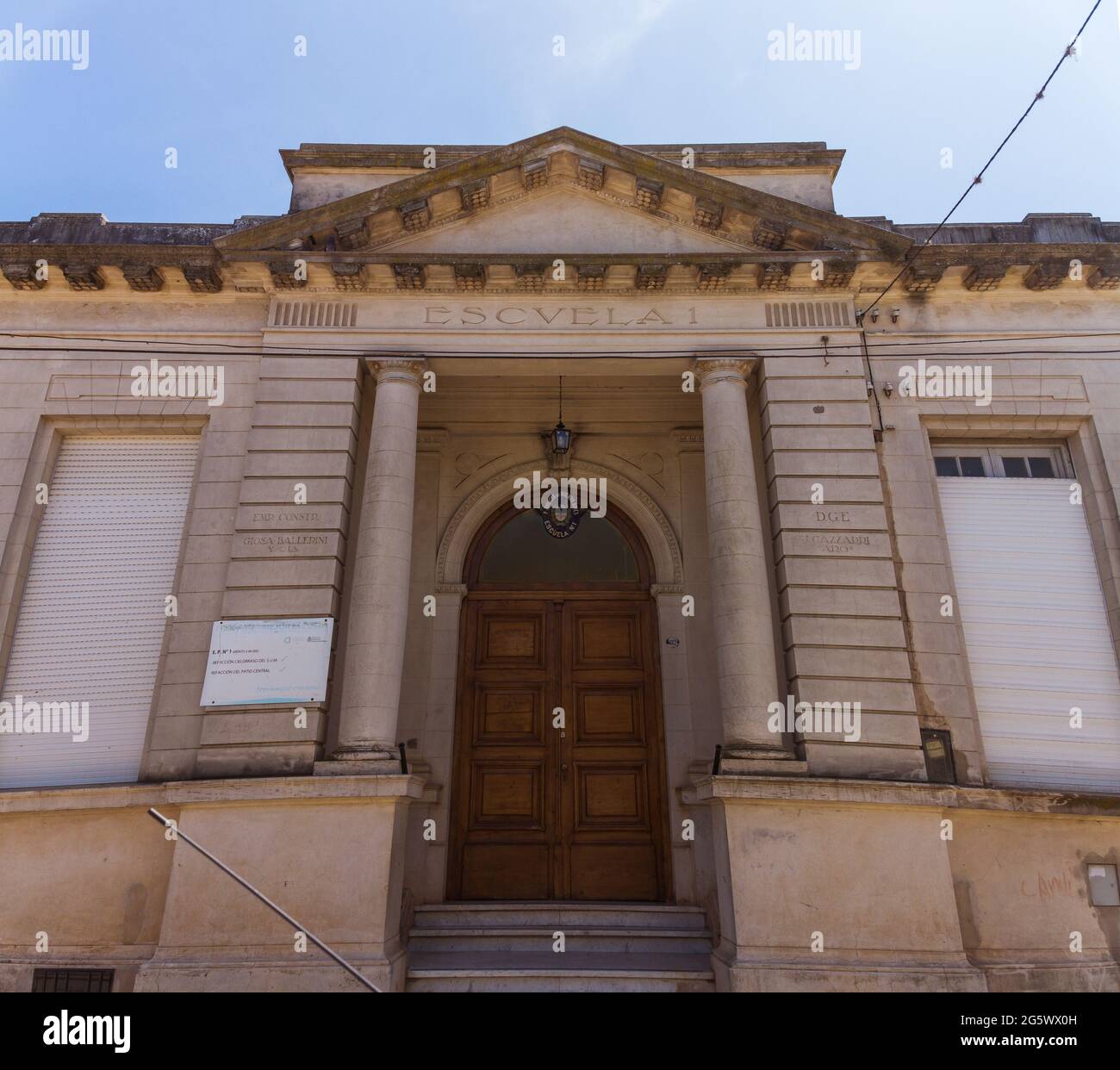 Escuela 1 (School number one) in San Antonio de Areco, Buenos Aires ...