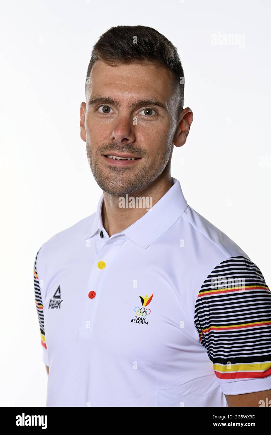 Belgian cyclist Kenny De Ketele pictured during a photoshoot for the ...