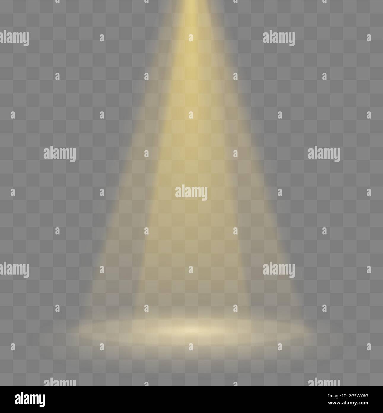 Spotlight illustration. Vector transparent spotlight isolated. Scene ...