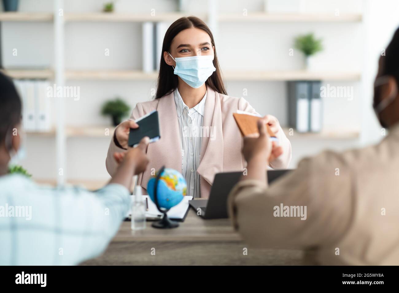 Travel agency interior hi-res stock photography and images - Alamy