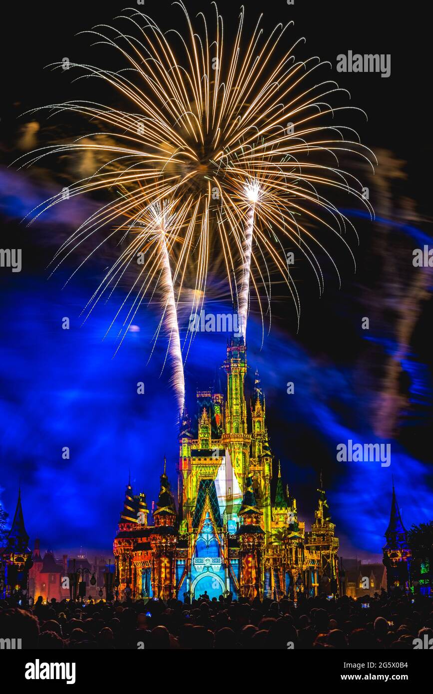 Orlando fireworks disney july hi-res stock photography and images - Alamy