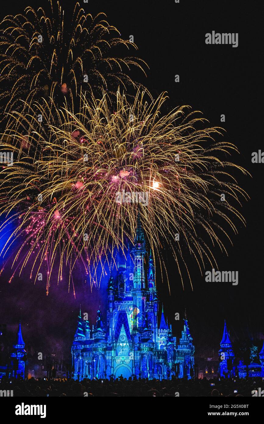 Orlando fireworks disney july hi-res stock photography and images - Alamy