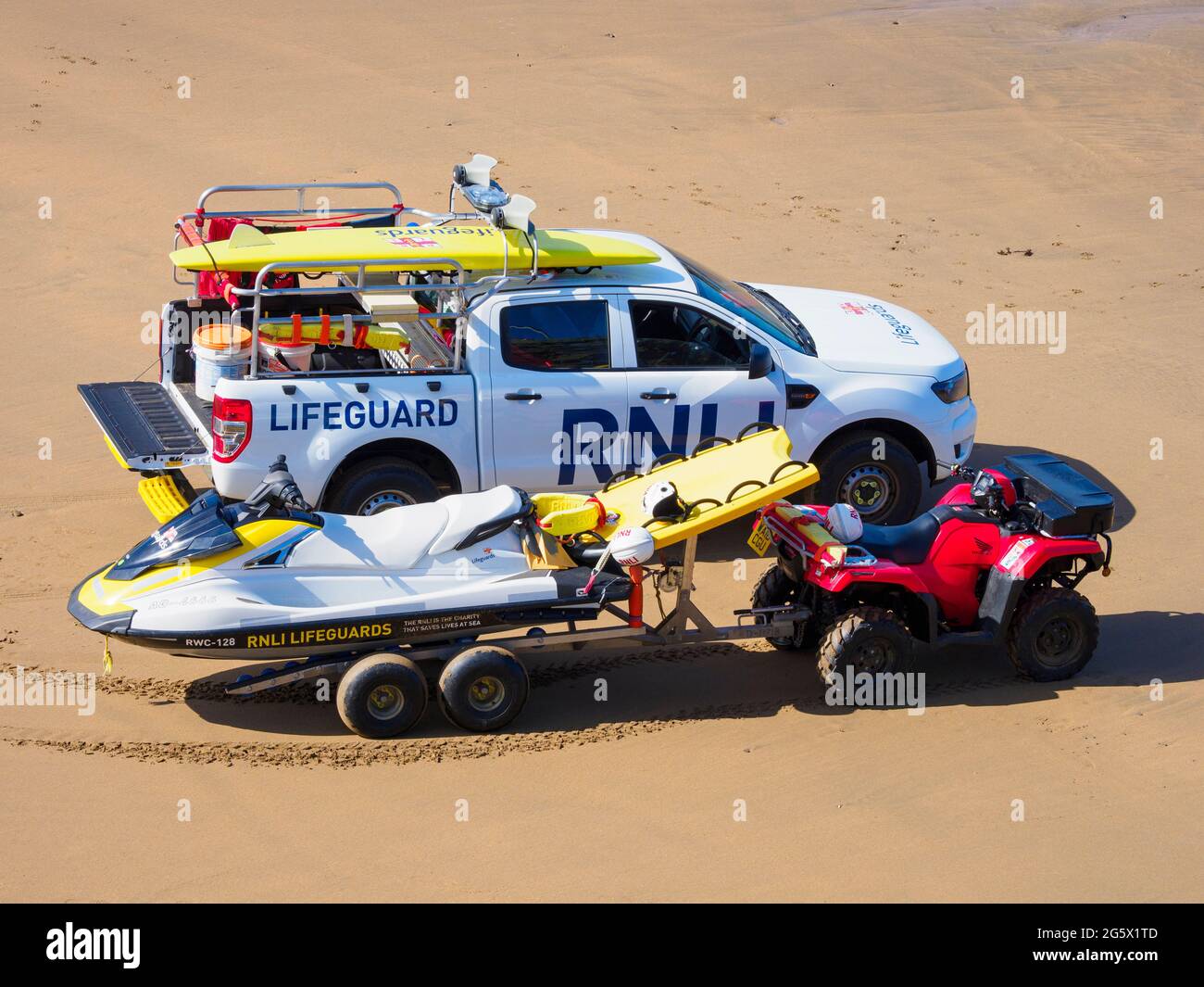 Rnli lifeguard vehicles hi-res stock photography and images - Alamy