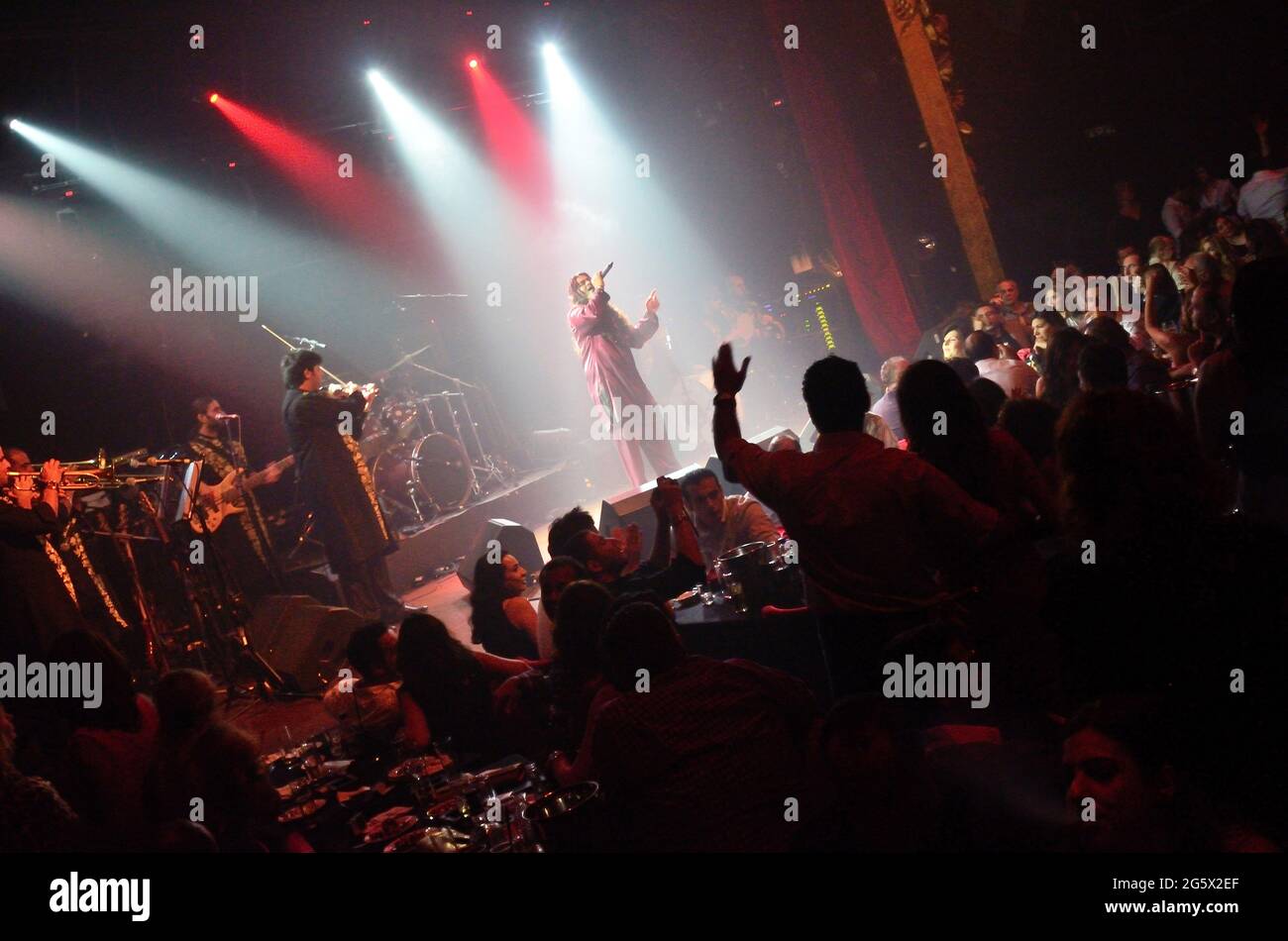 LEBANON. BEIRUT. IN THE DISTRICT OF MINET EL HOSN, THE MUSIC HALL IS ...