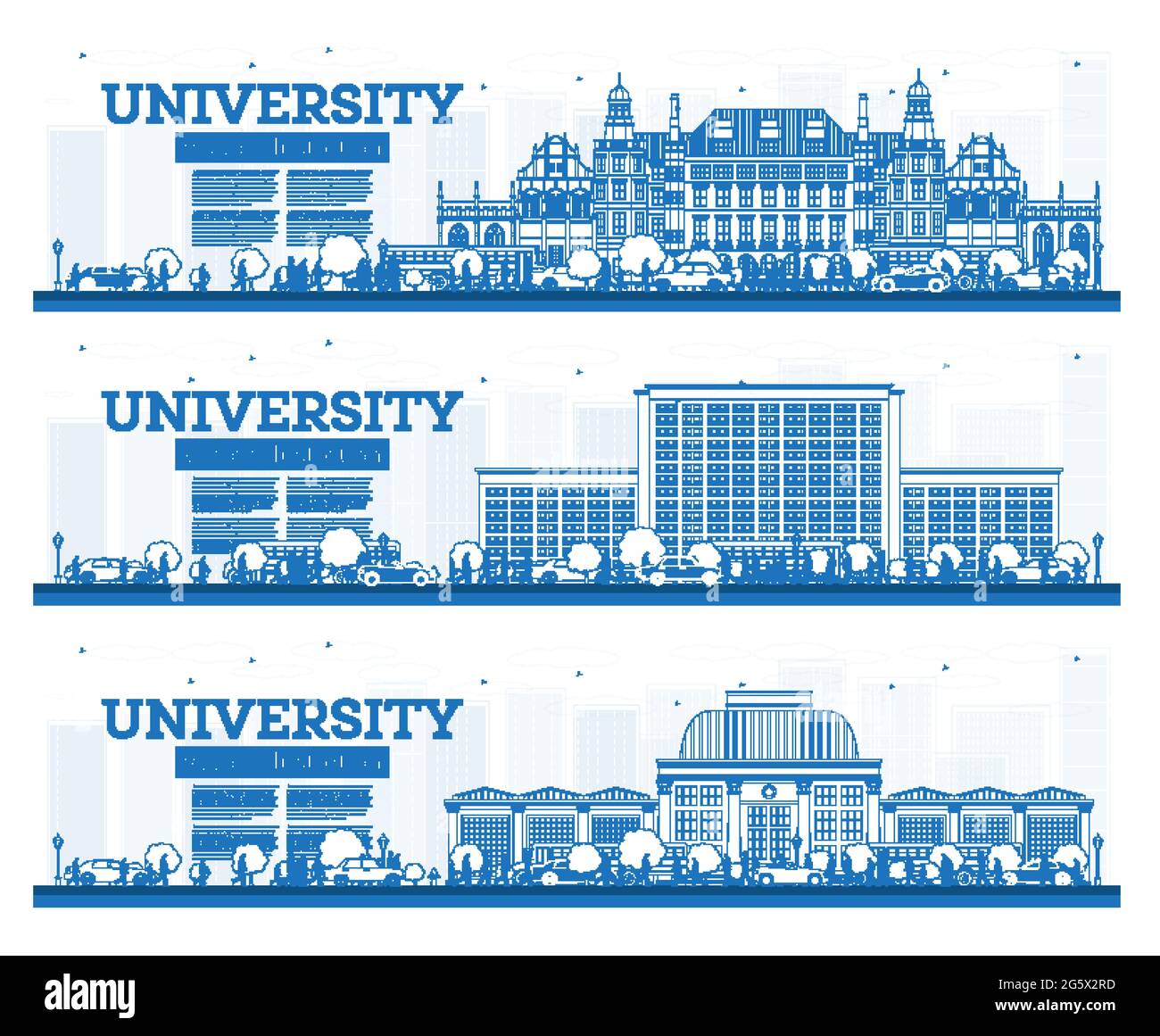 Main campus Stock Vector Images - Alamy