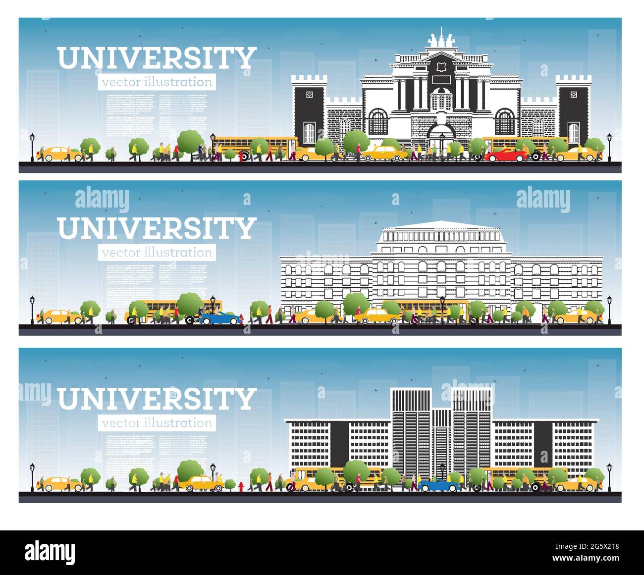 Go green college campus Stock Vector Images - Alamy