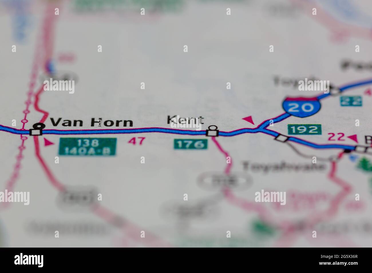 Kent texas map hi-res stock photography and images - Alamy