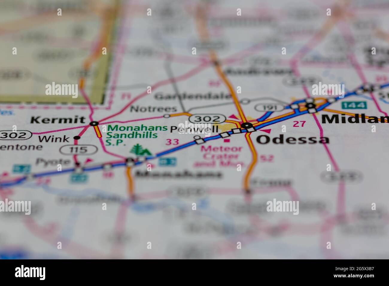 Penwell map hi-res stock photography and images - Alamy