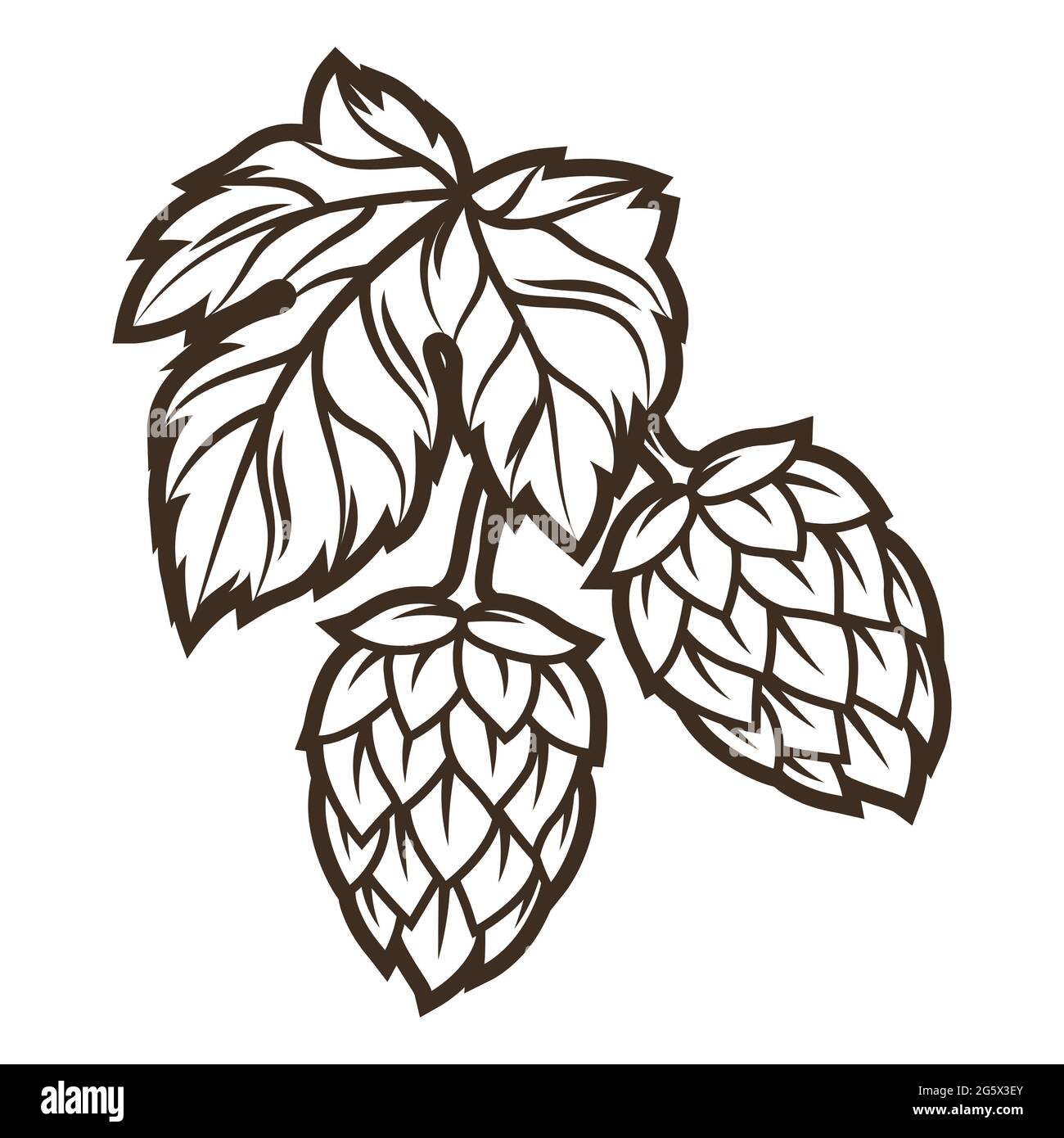 Beer garden food Stock Vector Images - Alamy