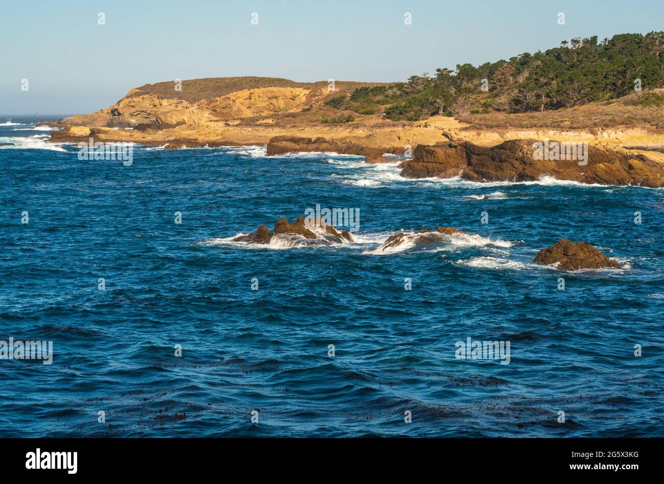 The coast at Point Lobos in California Stock Photo - Alamy