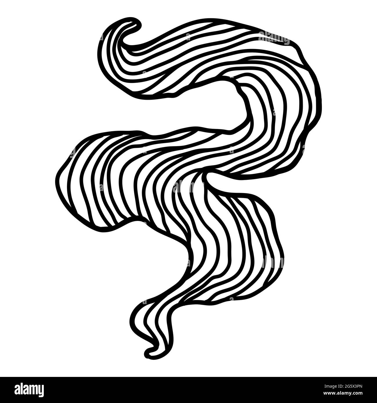 Curly texture fur Cut Out Stock Images & Pictures - Alamy