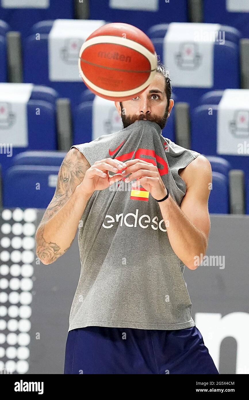Spain's Ricky Rubio during training session. June 29,2021.(Photo by ...