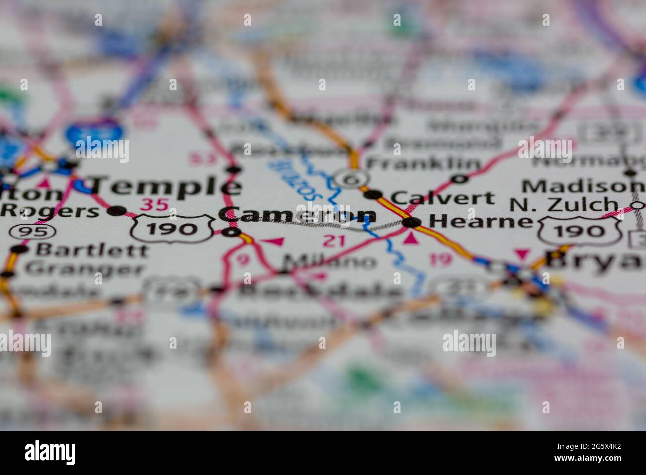 Map of cameron hi-res stock photography and images - Alamy