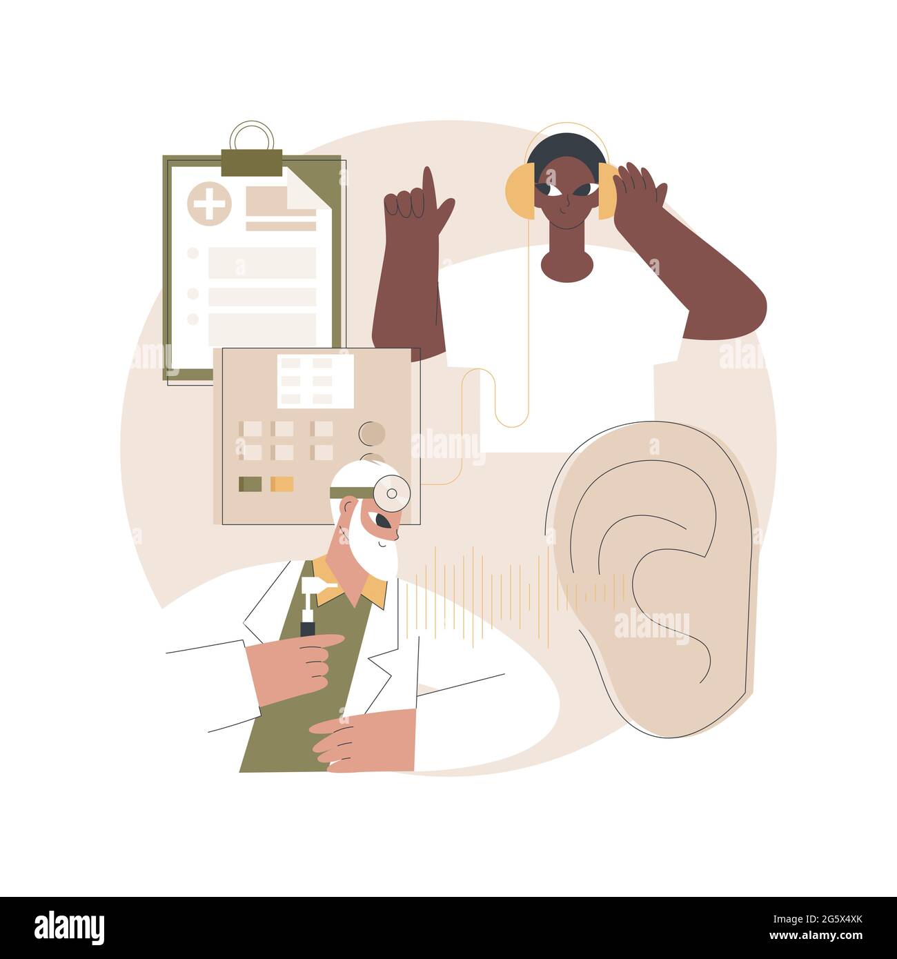 Audiologist Hearing Test High Resolution Stock Photography and Images ...