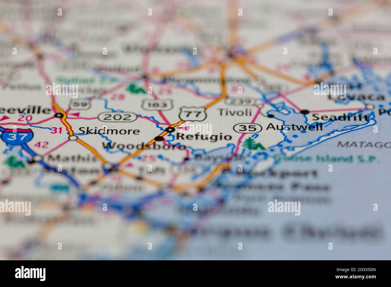 Refugio Tx Map at Russell Hixson blog