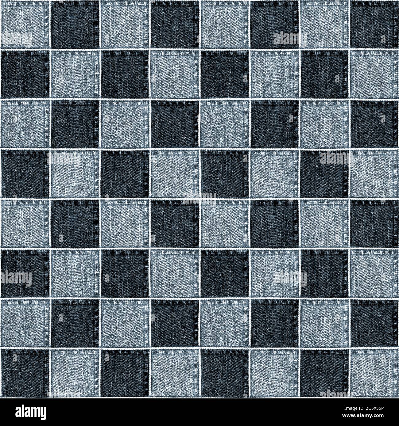 Black check seamless fabric texture High Resolution Stock Photography ...