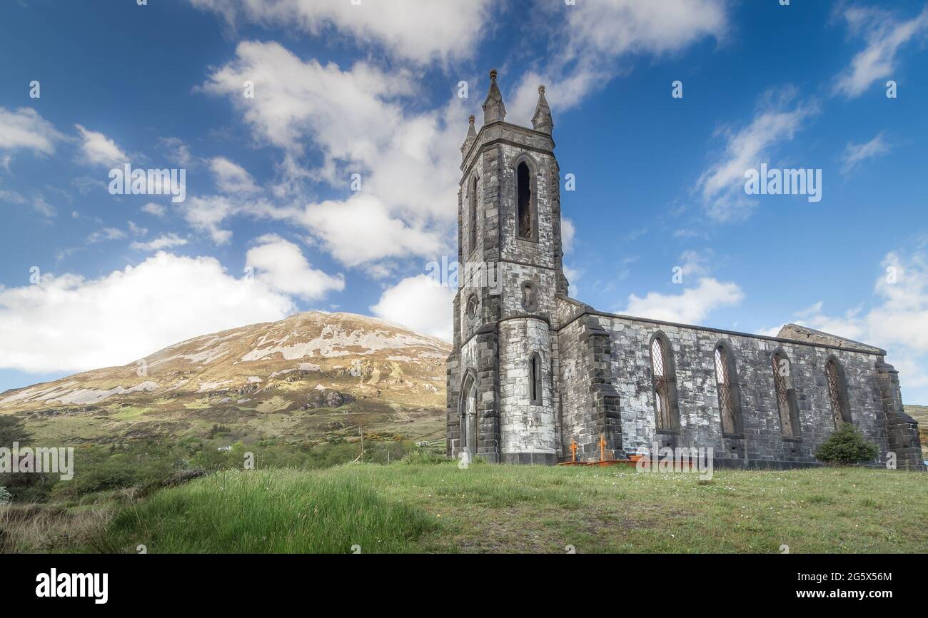 Dunlewey church abandoned hi-res stock photography and images - Alamy