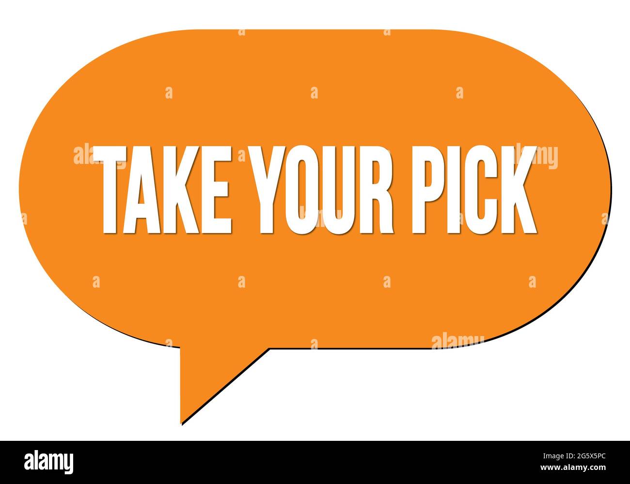 Take your pick word hi-res stock photography and images - Alamy